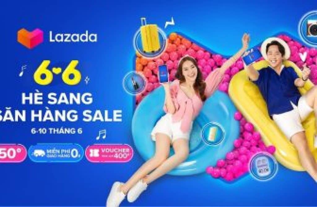 Lazada 6.6: Voucher tích lũy 800k, siêu sale toàn sàn - sanphamtot.vn